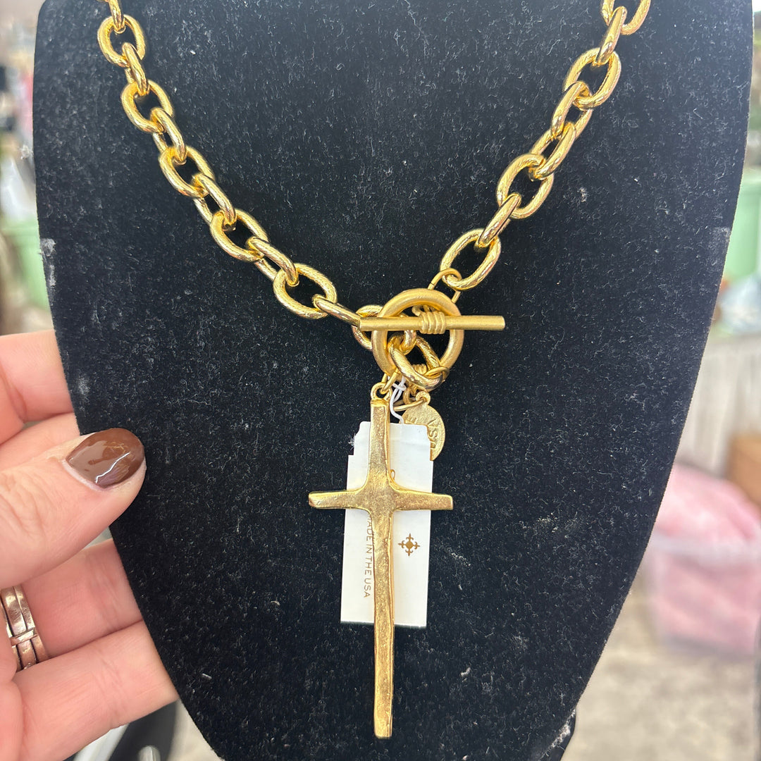 Come & See Cross Necklace – The French Flea