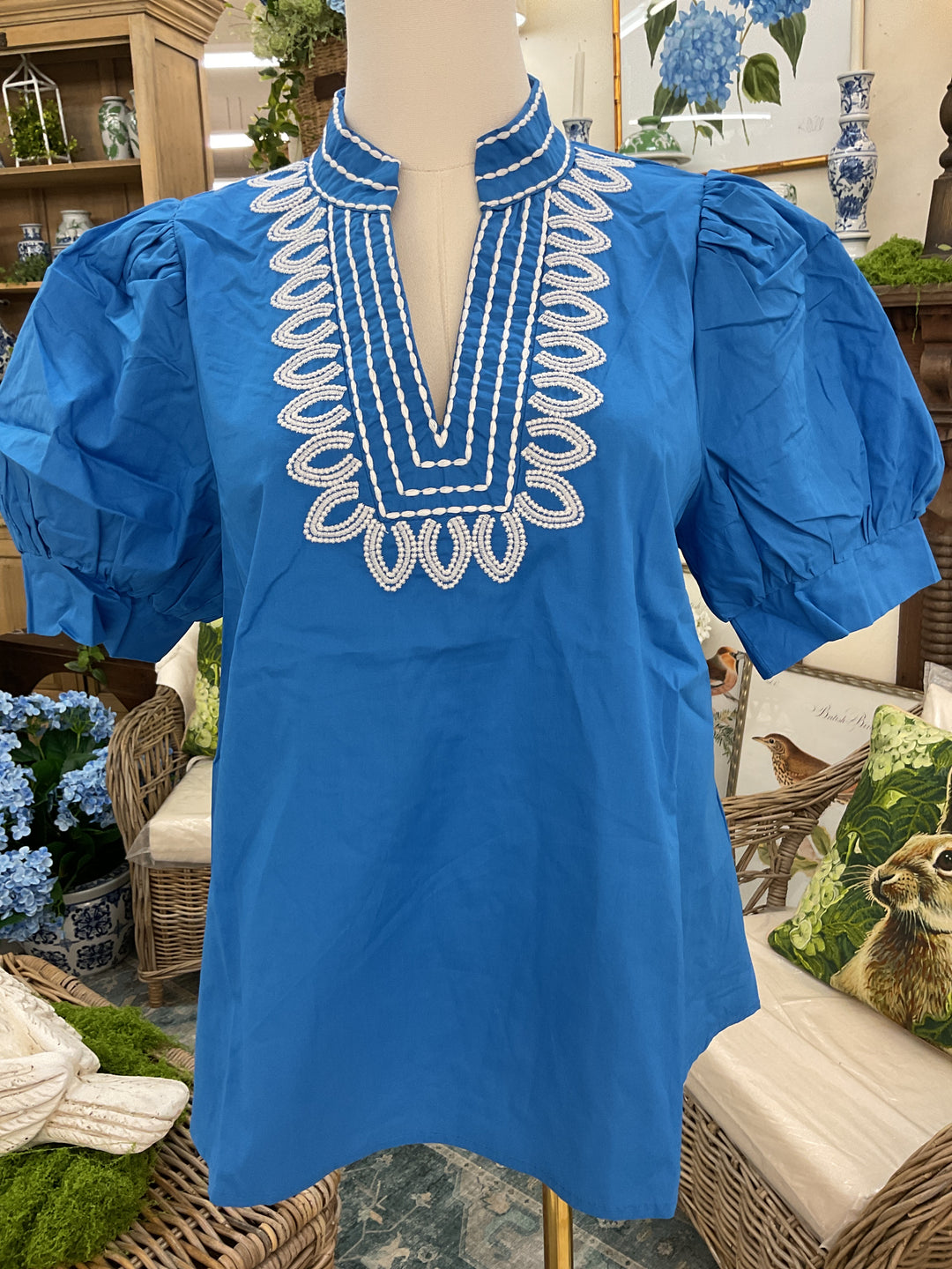Cerulean Blue Top – The French Flea