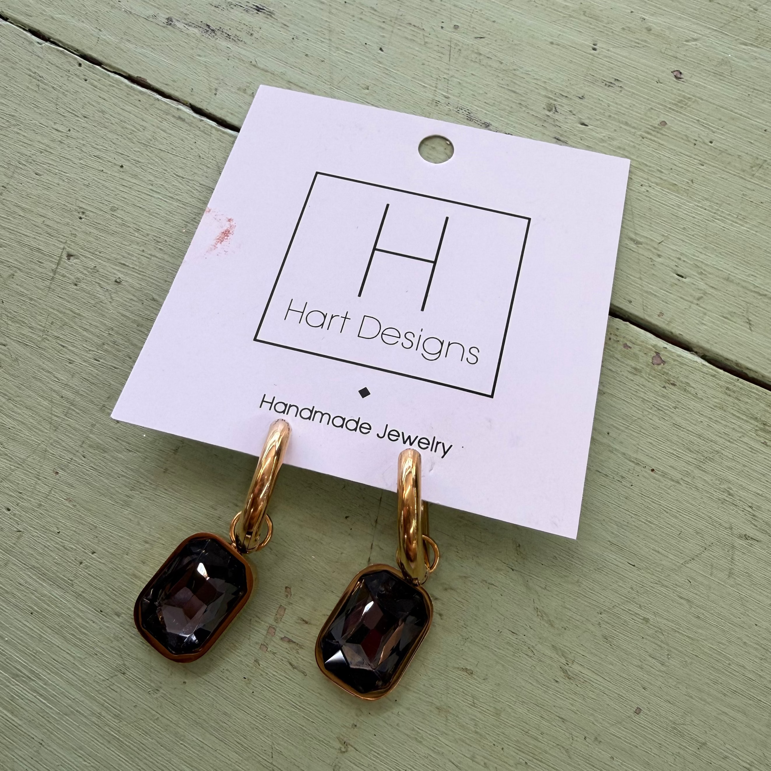 Midnight Luxe Hoops – The French Flea
